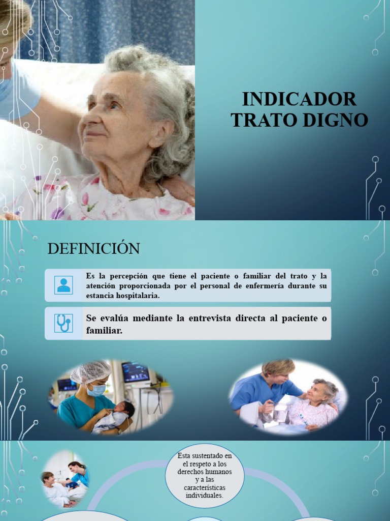Indicador Trato Digno | PDF | Enfermería | Cuidado de la salud
