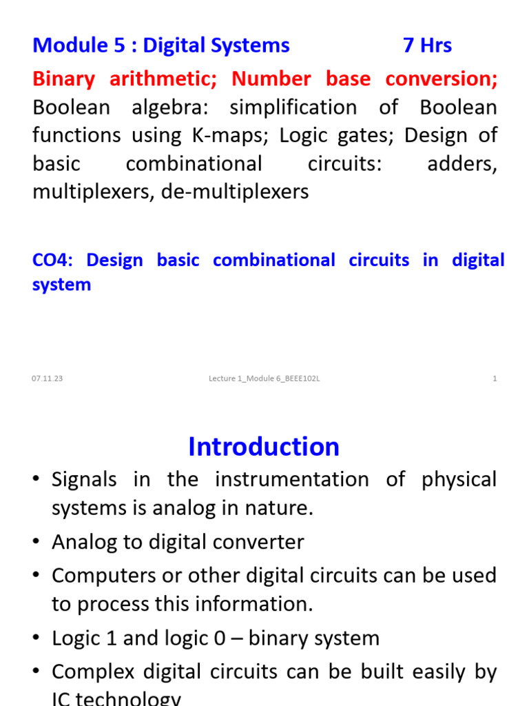 FALLSEMFY2023-24 BEEE102L TH CH2023241700304 Reference Material I 07-11-2023 Lecture 1 Module 5 ...