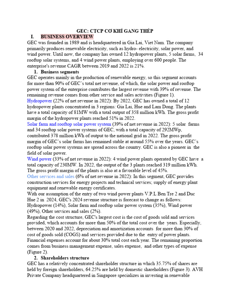 GEC | PDF | Solar Power | Wind Power