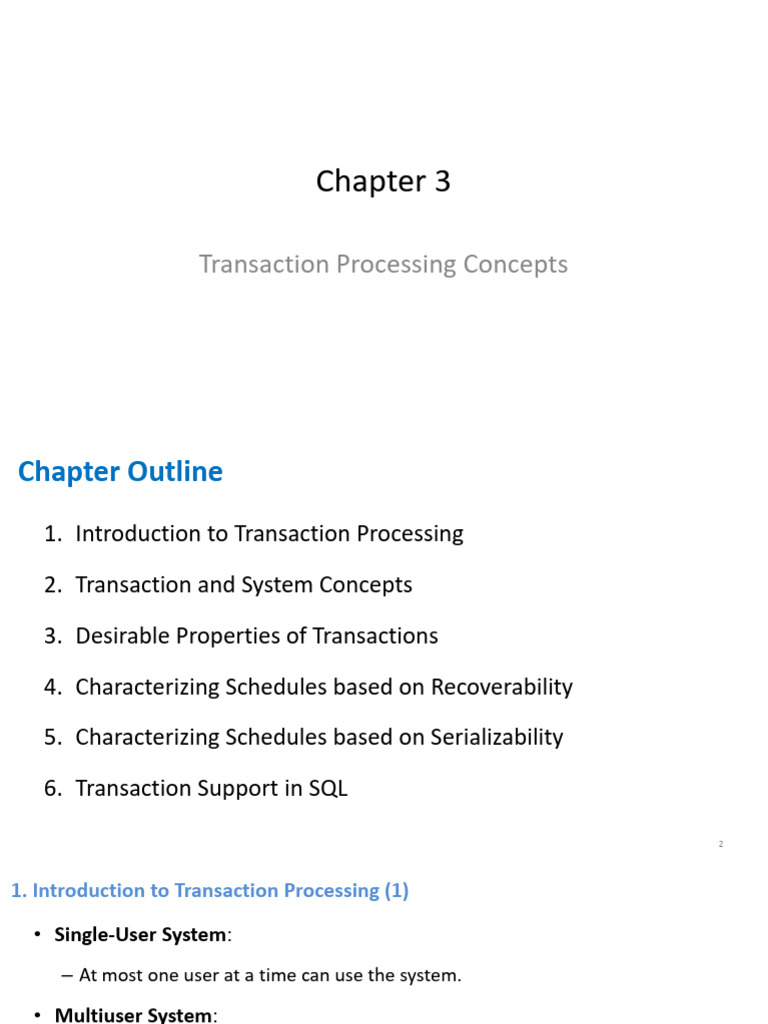 Adb Chapter 3 Pdf Database Transaction Operating System Technology