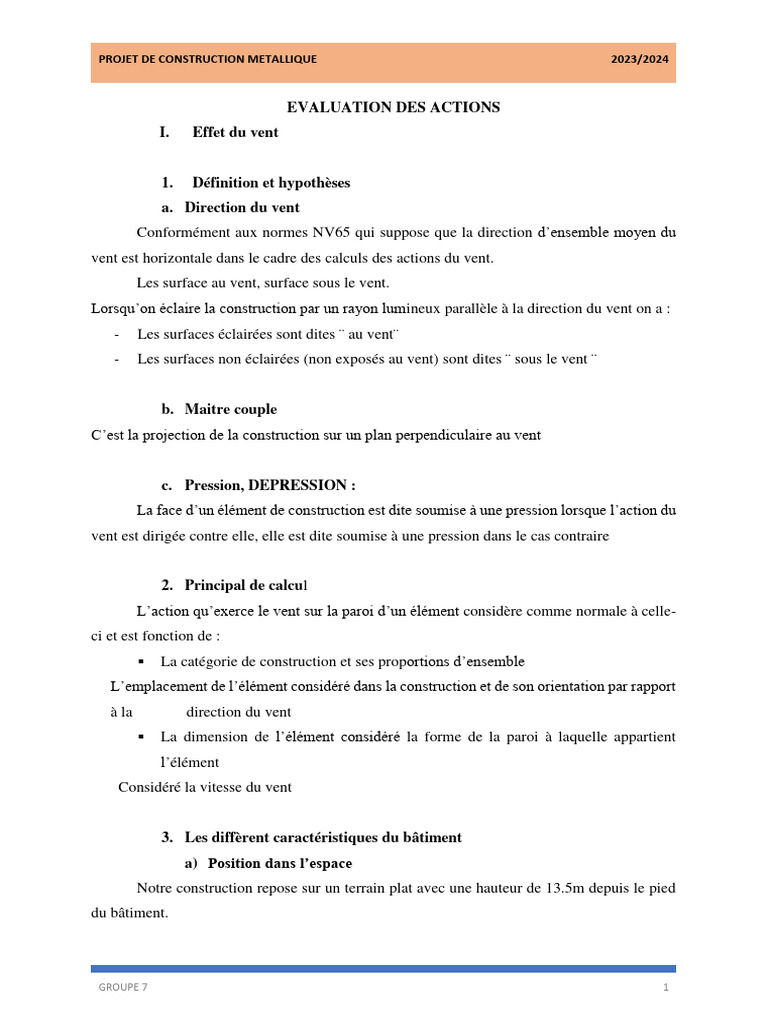 Calcul Du Vent | Download Free PDF | Plaie | Pression
