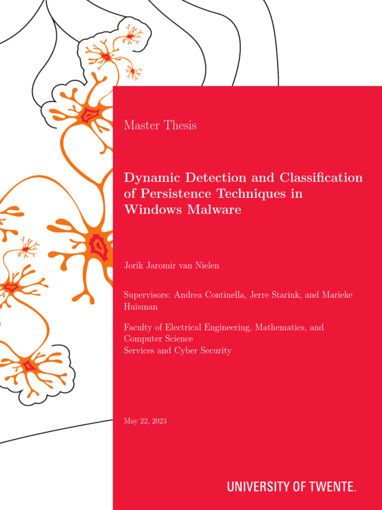 Persistence Techniques in Windows Malware | PDF | Malware | Windows Registry