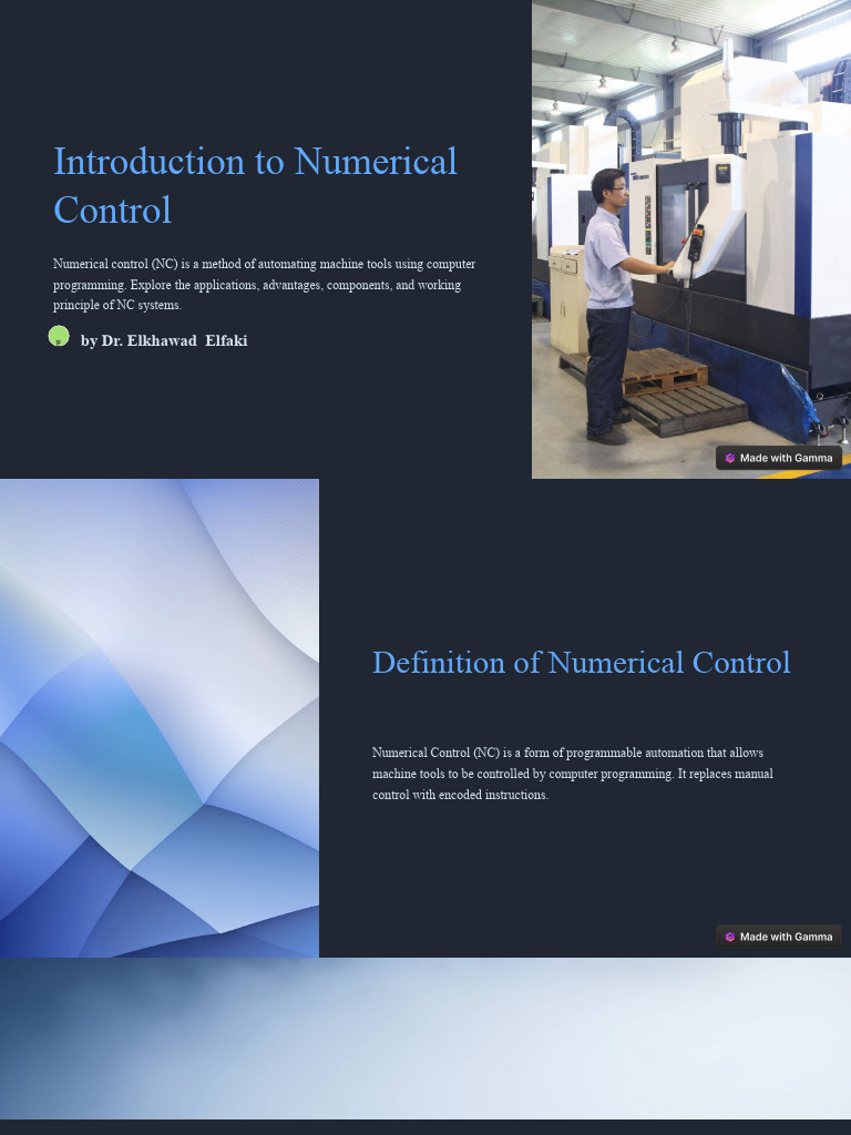 Introduction-to-Numerical-Control | PDF | Numerical Control | Automation