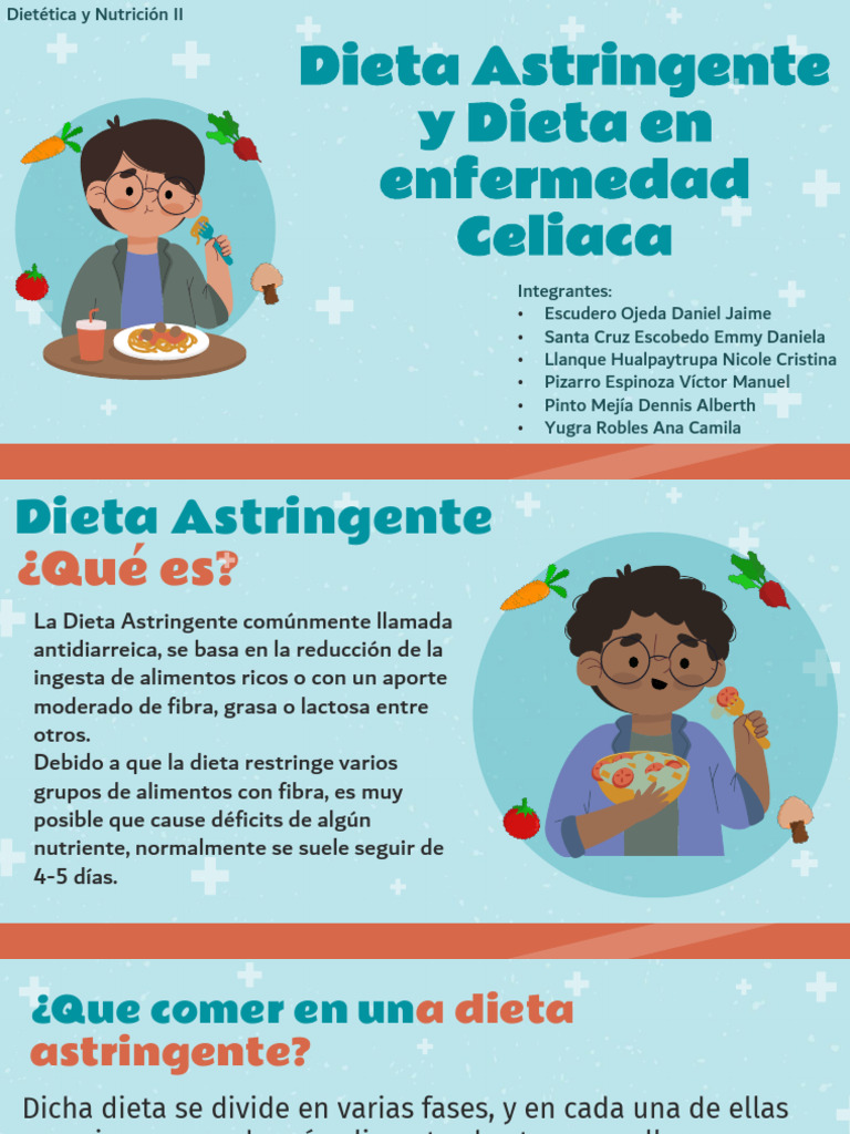 Dieta Astringente | PDF | Gluten | Dieta libre de gluten