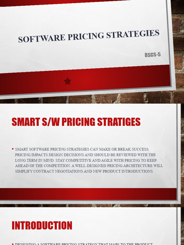 Software Pricing for Product Managers | PDF | Subscription Business ...