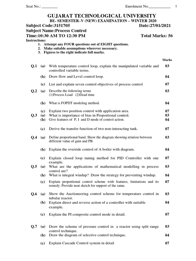 Be Winter 2020 | PDF | Computing | Control Engineering
