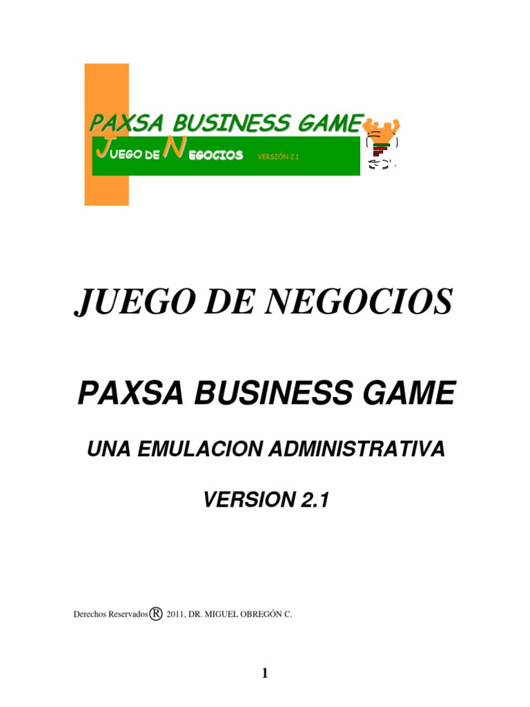 PAXSA-MANUAL2011%281%29 | PDF | Toma de decisiones | Business