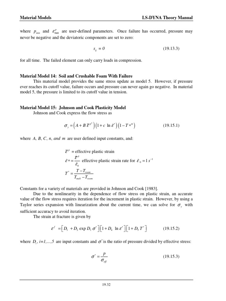 Mat 015 Theory | PDF | Stress (Mechanics) | Plasticity (Physics)