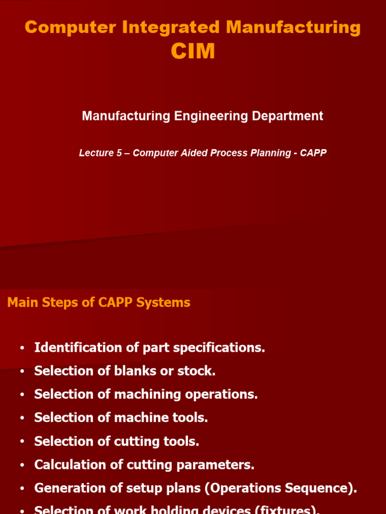 Computer Aided Process Planning-II | PDF | Machining | Mathematical Optimization