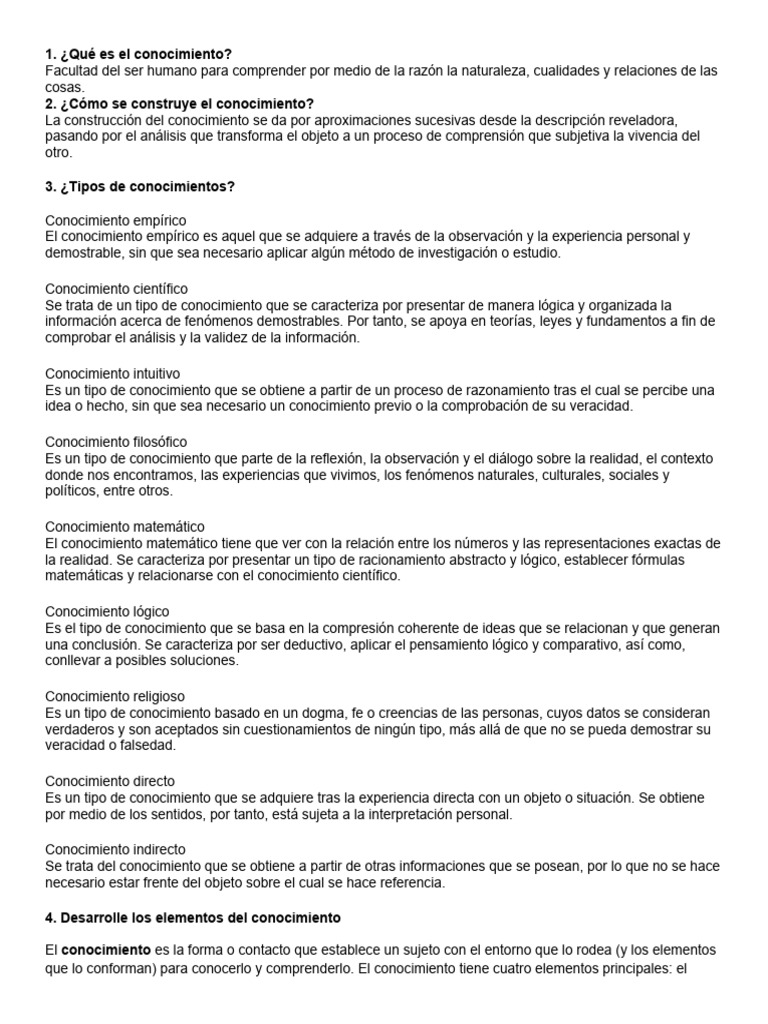 Mariam | PDF | Conocimiento | Método científico