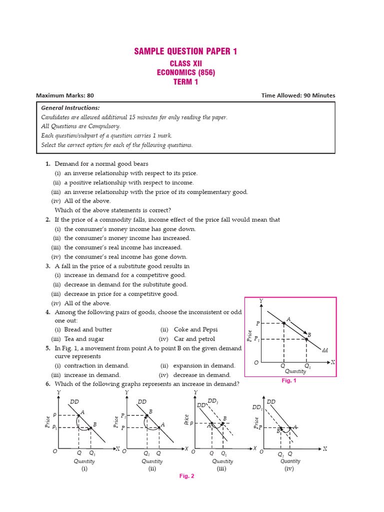 Economics Demand and Utility Concepts Quiz | PDF | Supply (Economics) | Demand