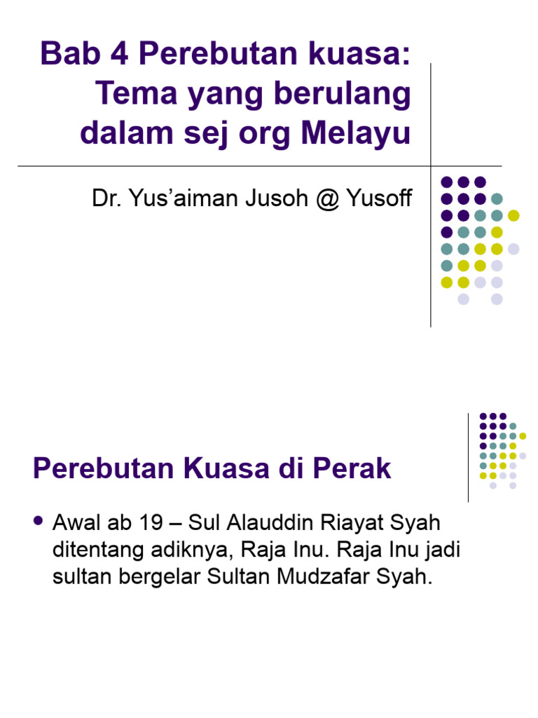 Bab 4 Perebutan Kuasa | PDF