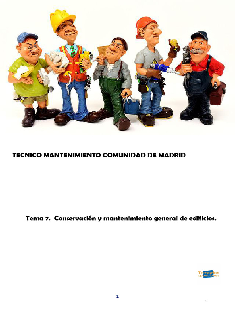 Tema 7 Conservacion y Mantenimiento de Edificios | PDF | Modelado de ...
