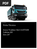 Ficha Tecnica Iveco Trakker 380T41H 6x4 | PDF | Eje | Inyección de combustible