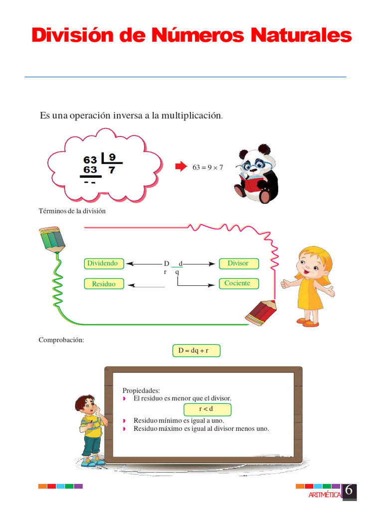 La División para Tercer Grado de Primaria | PDF