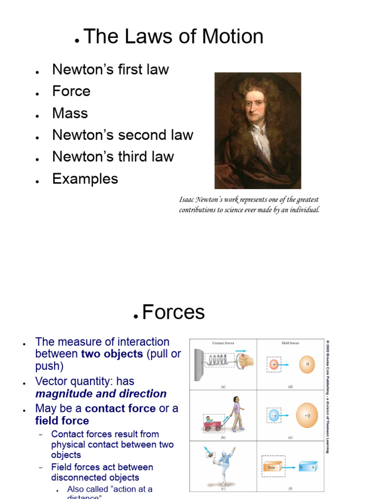 Applicationof Newtons Laws | PDF | Force | Newton's Laws Of Motion