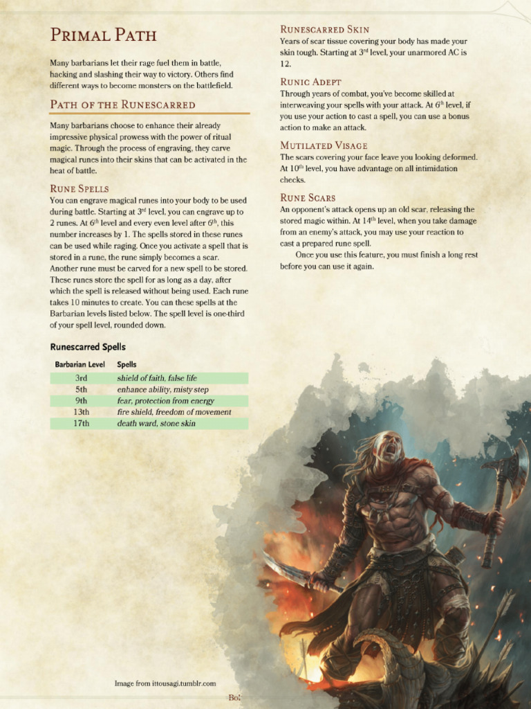 Path of The Runescarred | PDF