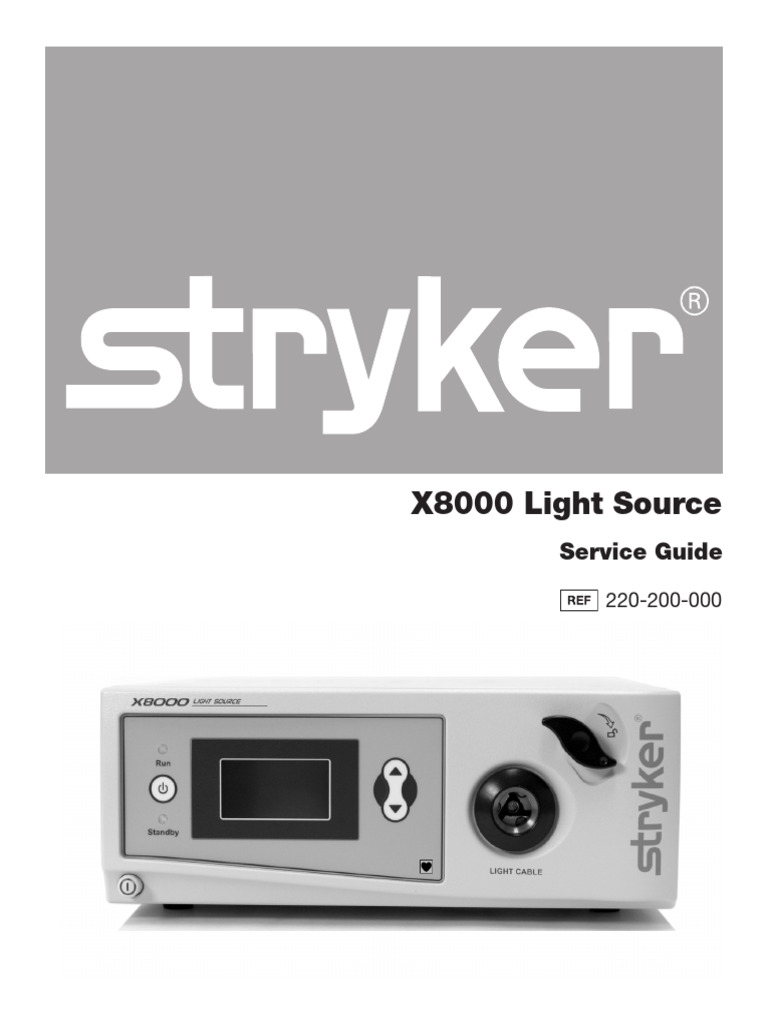 1000-400-933 - D-X8000 Light Source Service Guide | PDF | Optical Fiber ...