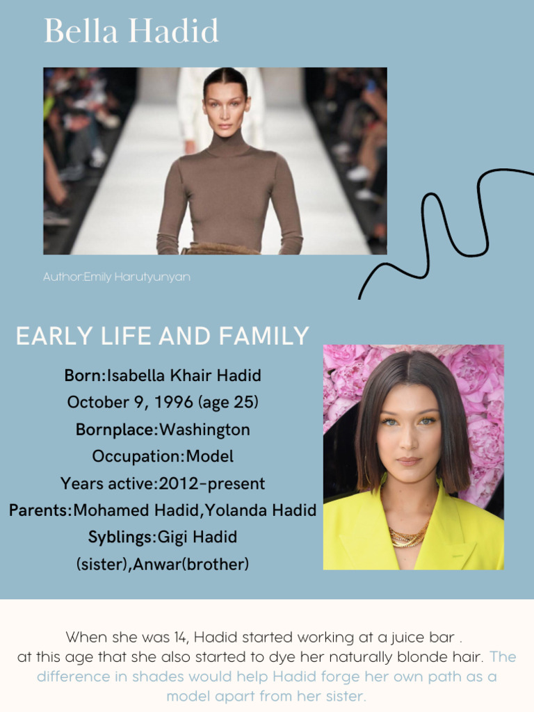 Bella Hadid: Biography and Career Overview | PDF | Lifestyle