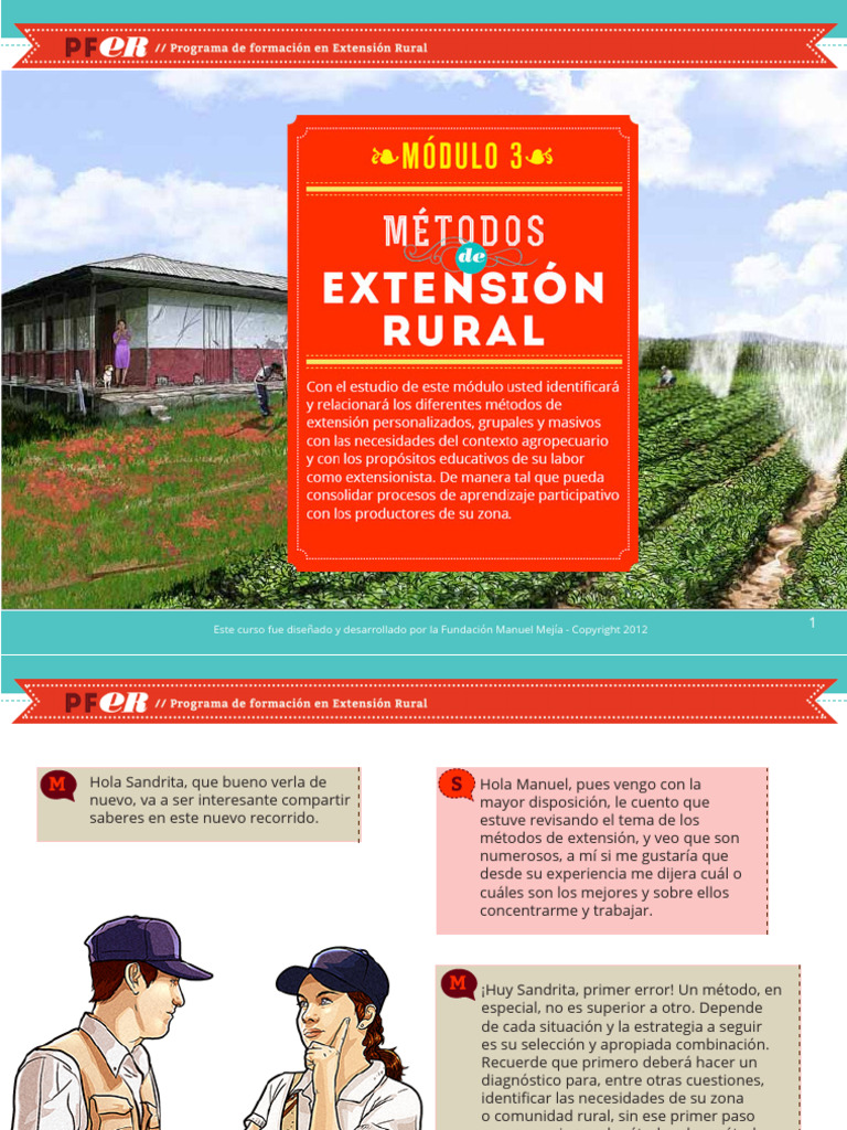 METODOLOGÍAS DE EXTENSIÓN RURAL (1) | PDF | Aprendizaje | Innovación