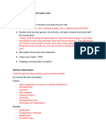 OSCE Checklist for Renal Examination | PDF | Kidney | Edema