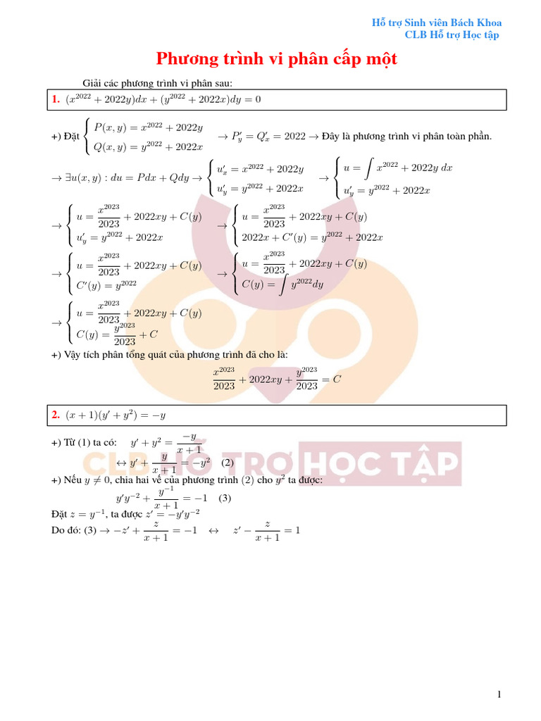 Tuần 4-5 - PTVP cấp 1 - Bài tập - Đáp án | PDF