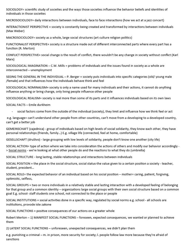 Sociology, Introduction To Sociology | PDF | Sociology | State (Polity)