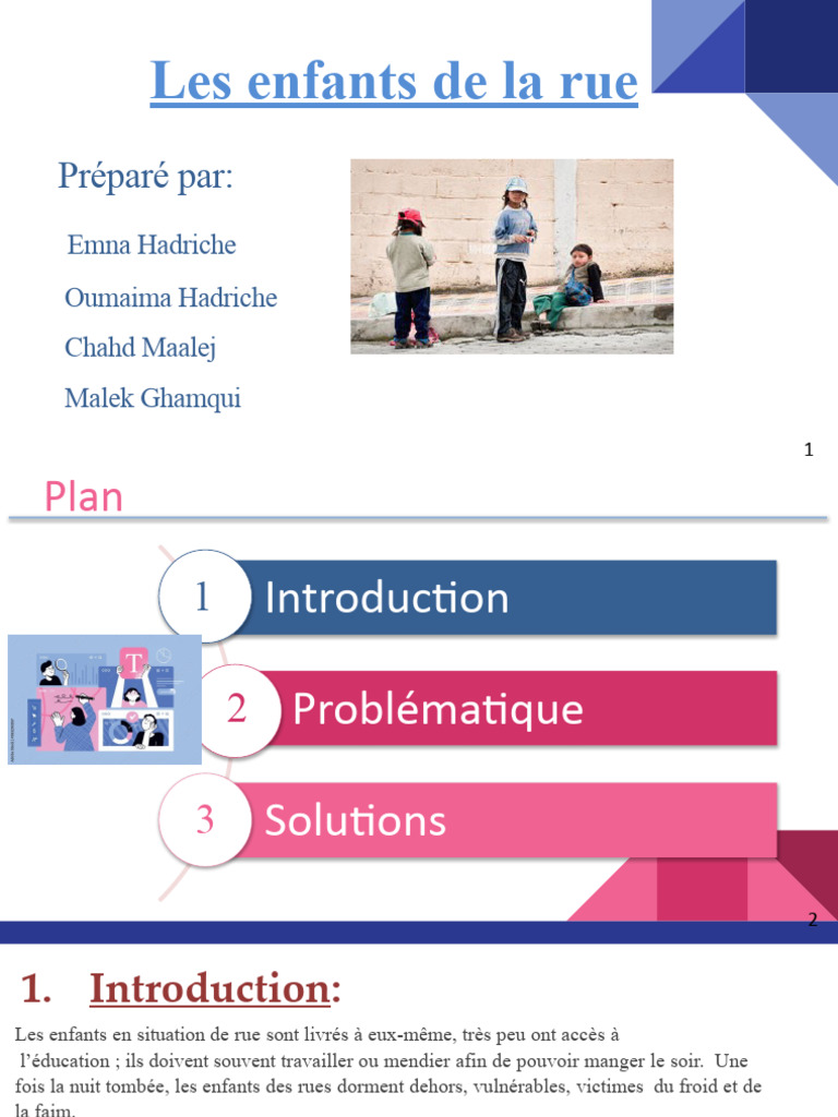 Les Enfants de La Rue | PDF | Pauvreté | Pauvreté et sans-abri