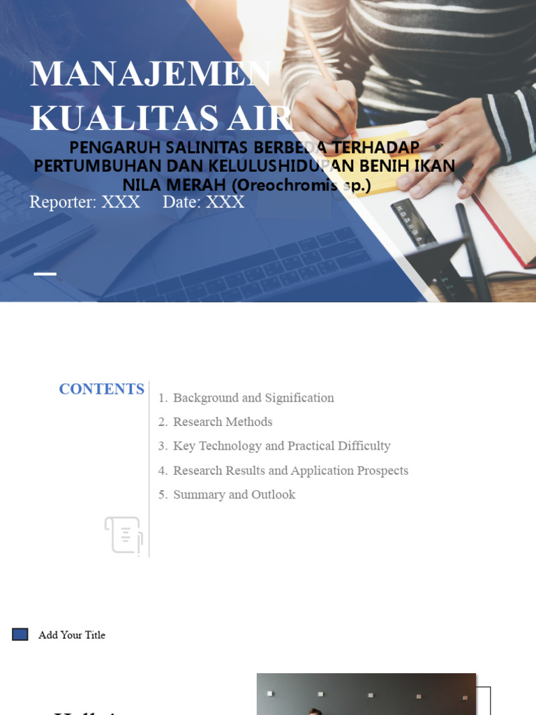 Tugas MK Manaj Kualitas Air | PDF
