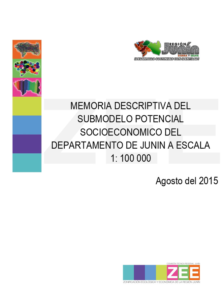 Memoria Descriptiva Submodelo Potencial Socioeconomico | PDF | Minería ...