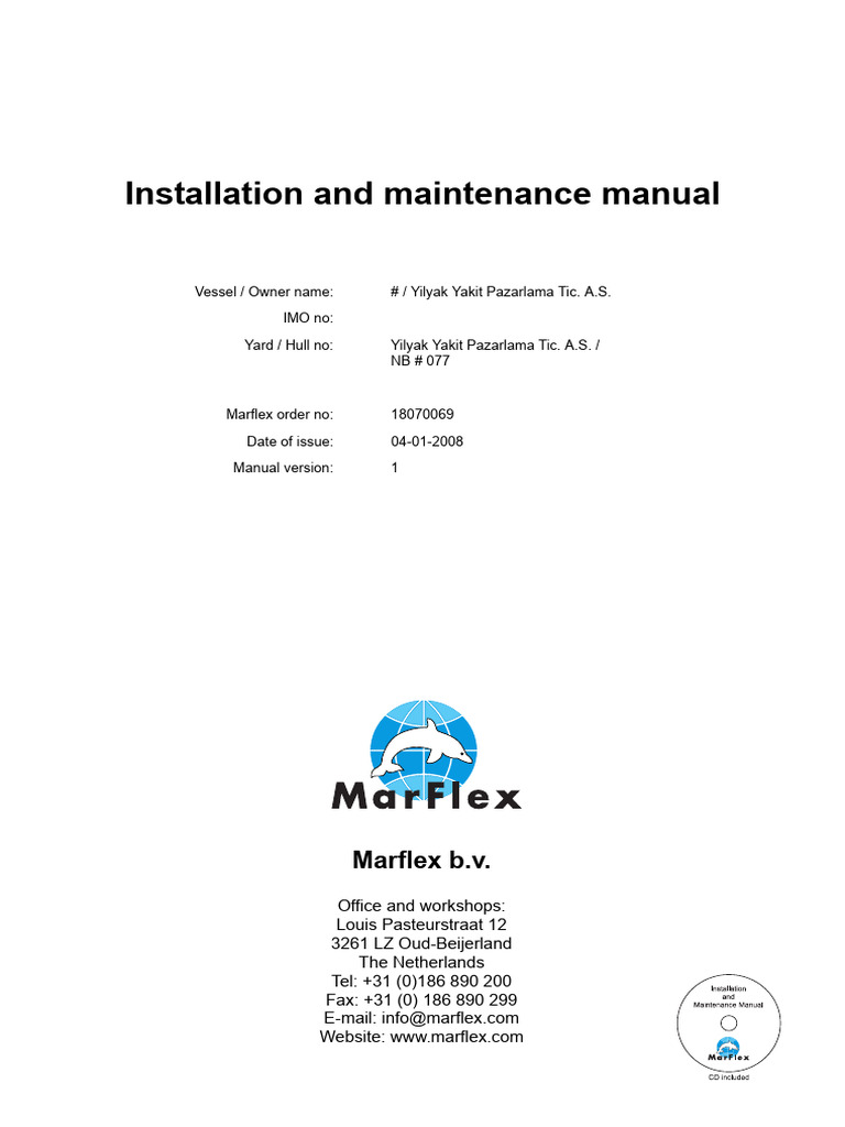 MARFLEX Cargo Pump Manual | PDF | Employment | Pump