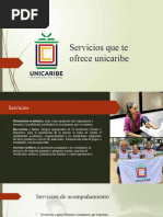 Servicios Estudiantiles en Unicaribe | PDF