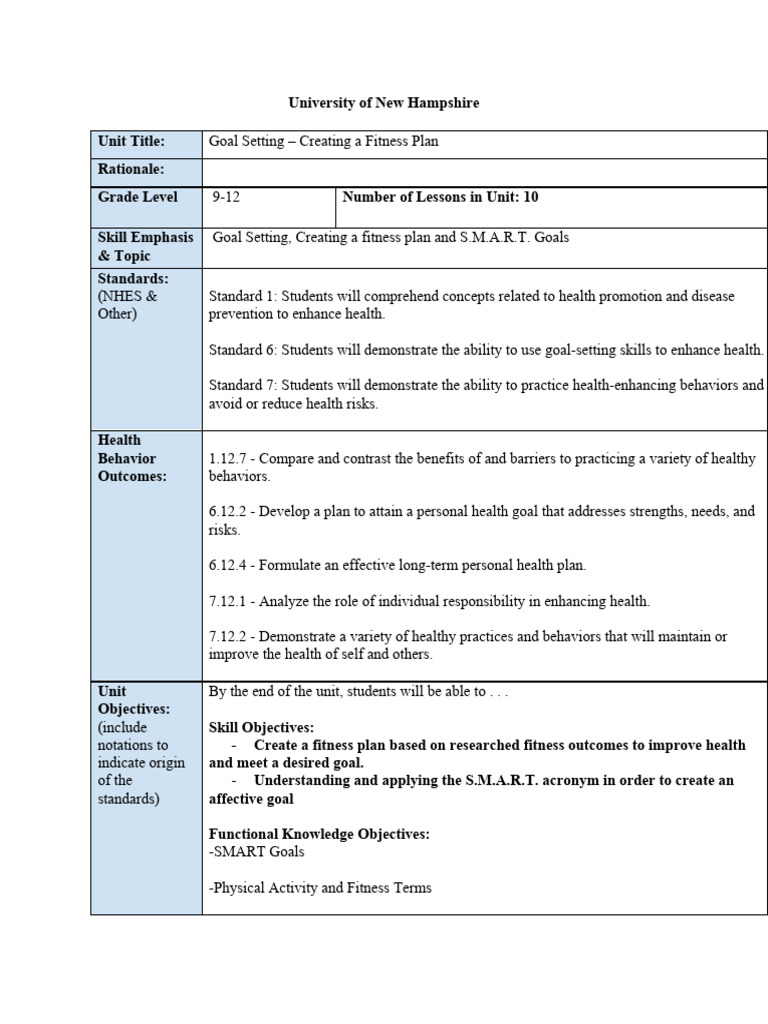 health observation 1 lesson plan | PDF | Skeletal Muscle | Physical Fitness