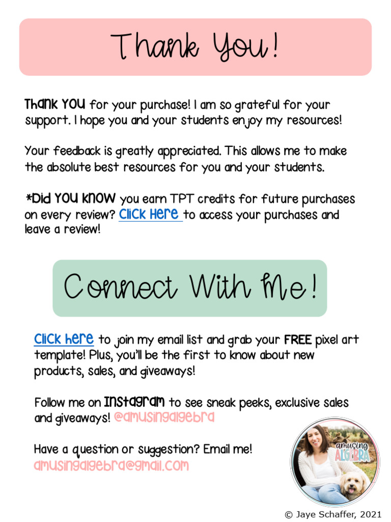 Thank You!: Connect With Me! | PDF | Computing | Cyberspace