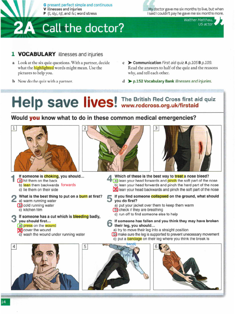 EF Upper-Intermediate SB (2A) Answers | PDF | Clinical Medicine ...