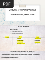 Tabel Moduri - Timpuri - Verb - Clasa Av-A | PDF