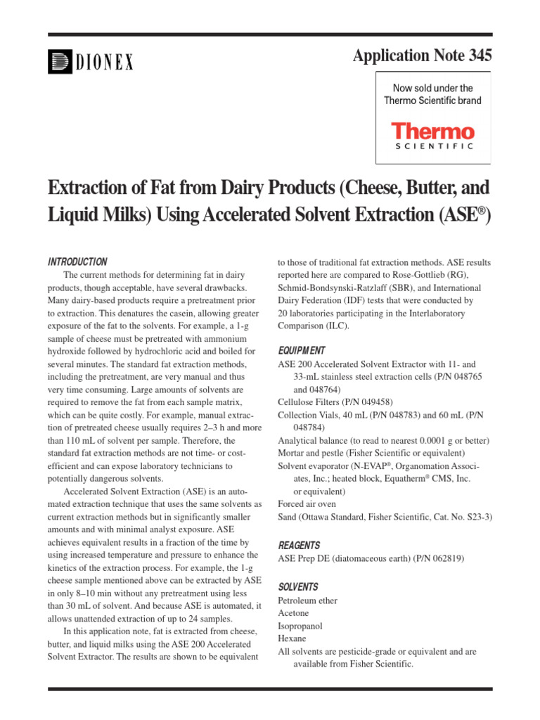 4506 An345 - LPN1232 01 | PDF | Solvent | Milk