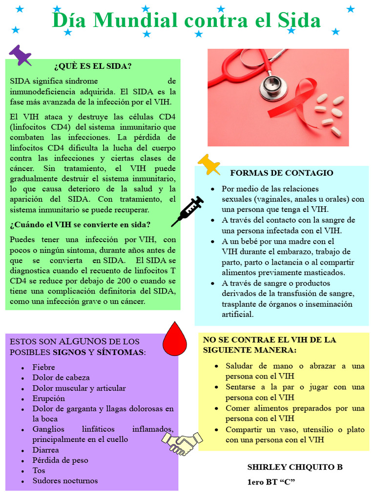 INFOGRAFIA | Descargar gratis PDF | VIH / SIDA | VIH