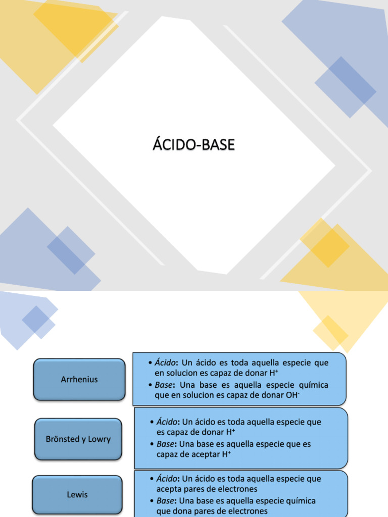 Agua y Equilibrios Ácido-Base | PDF | Ph | Constante de disociación ácida