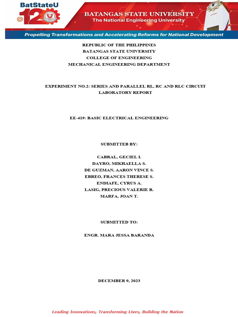 Laboratory_2_BEE | PDF | Electrical Impedance | Ac Power