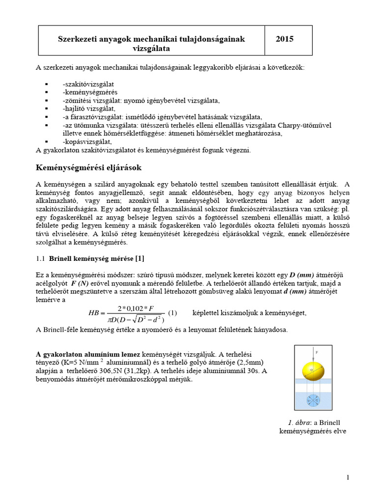5 Mechanikai Vizsgalatok 19 | PDF