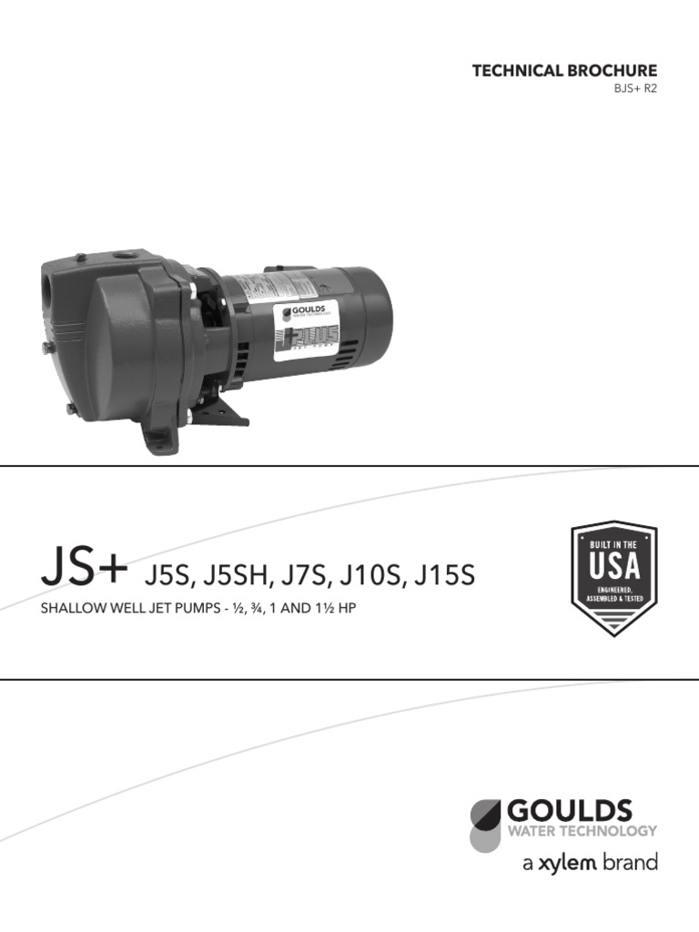 J5S, J5SH, J7S, J10S, J15S: Technical Brochure | Download Free PDF ...