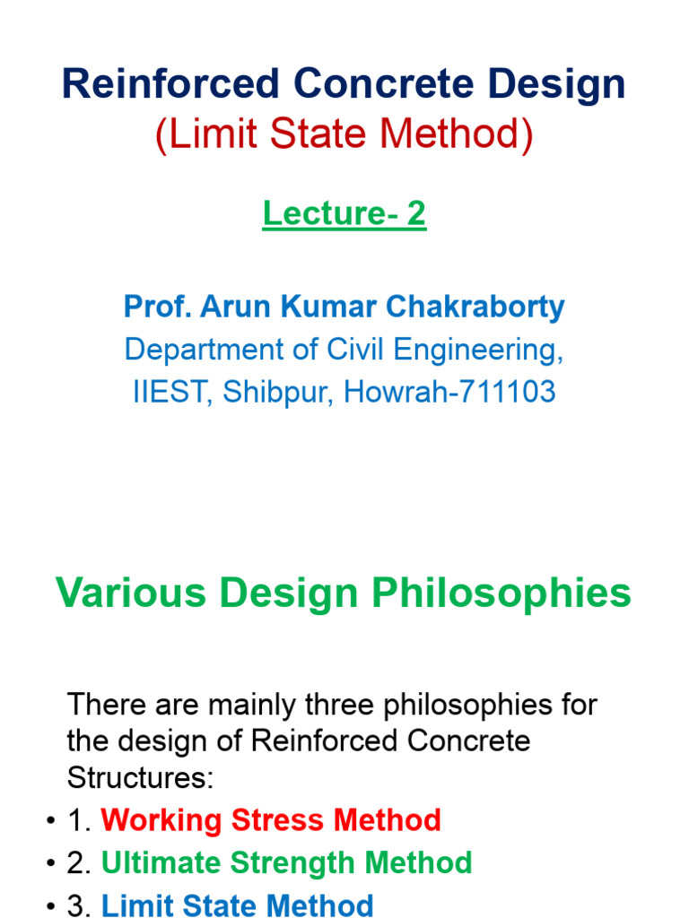 Limit State Method in Concrete Design | PDF | Beam (Structure ...