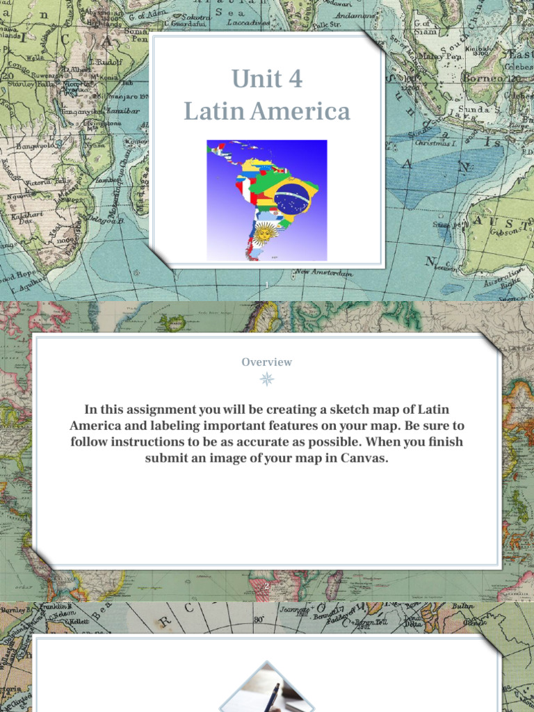 Latin America Map Assignment | PDF | Latin America | South America