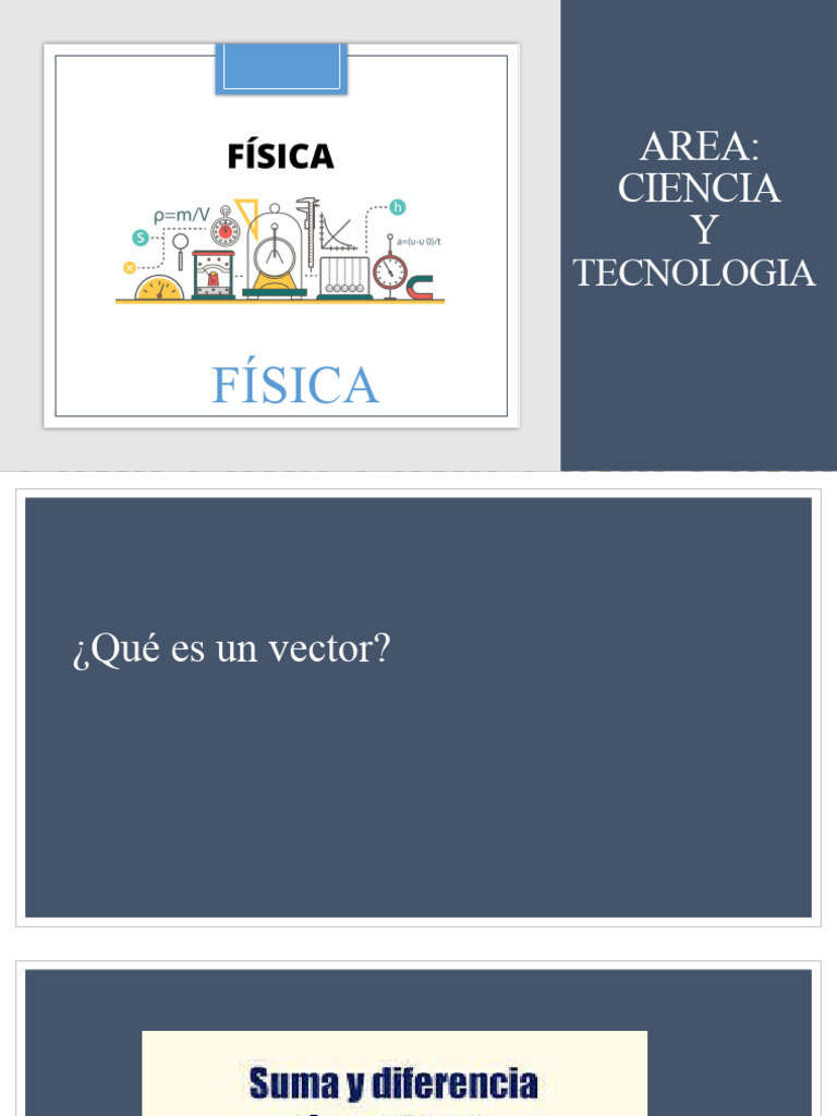 fisica 1 | PDF | Vector Euclidiano | Álgebra lineal