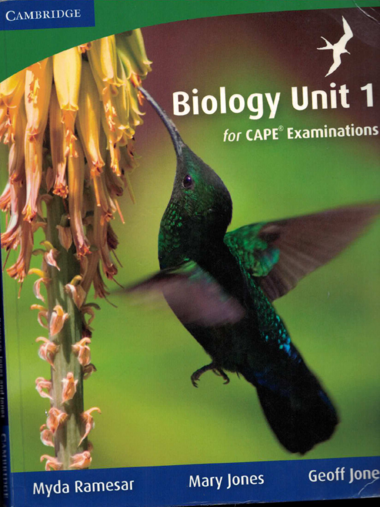 Biology Unit 1 For CAPE Examinations | PDF