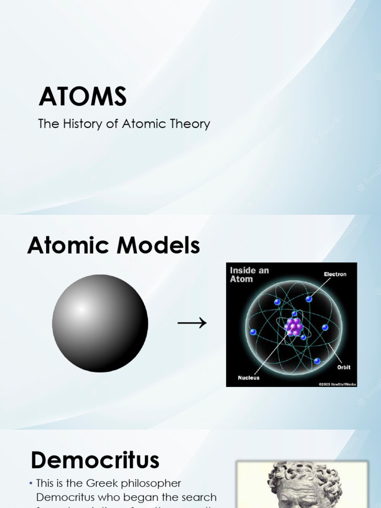 3_Modern-Atomic-Theory | PDF | Atoms | Electron