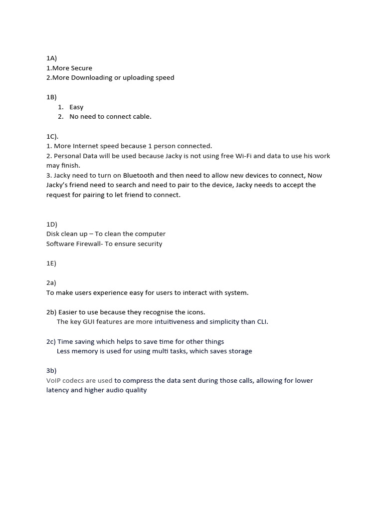 It Exam Answers | PDF