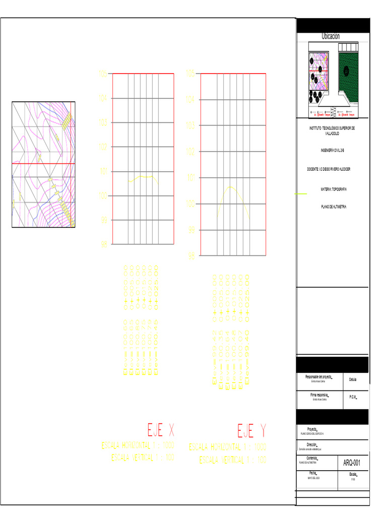 Arceo Celmo Altimetria Plano | PDF