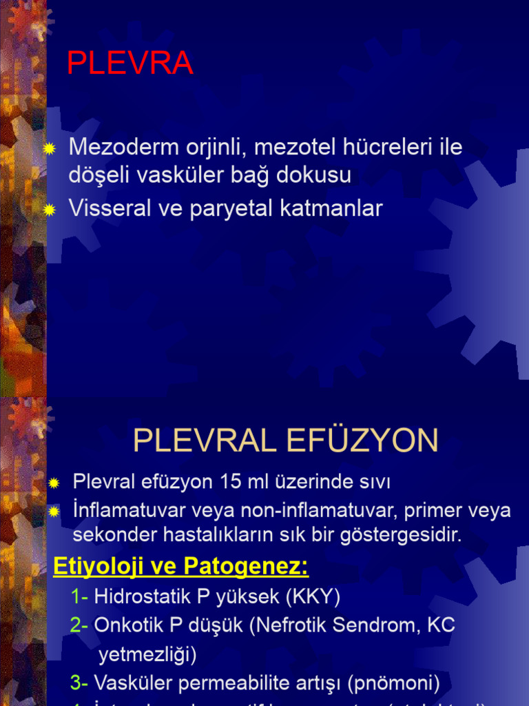 Plevra Hastalıkları (07.12.2023) | PDF